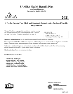 Health Benefit Plan » SAMBA